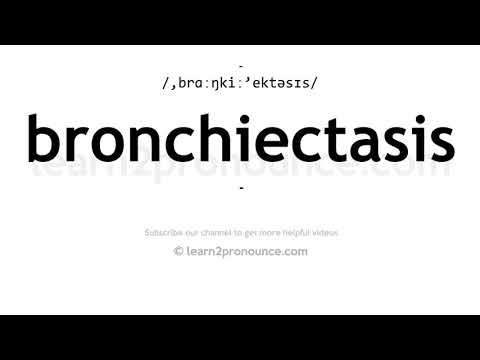 How to pronounce Bronchiectasis | English pronunciation