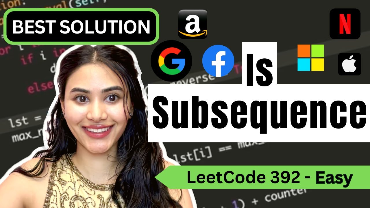 Is Subsequence - LeetCode 392 - Python