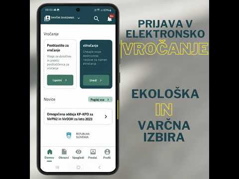 Mobilna aplikacija eDavki