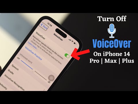 iPhone 14's: How To Turn Off VoiceOver! [Talk Back]