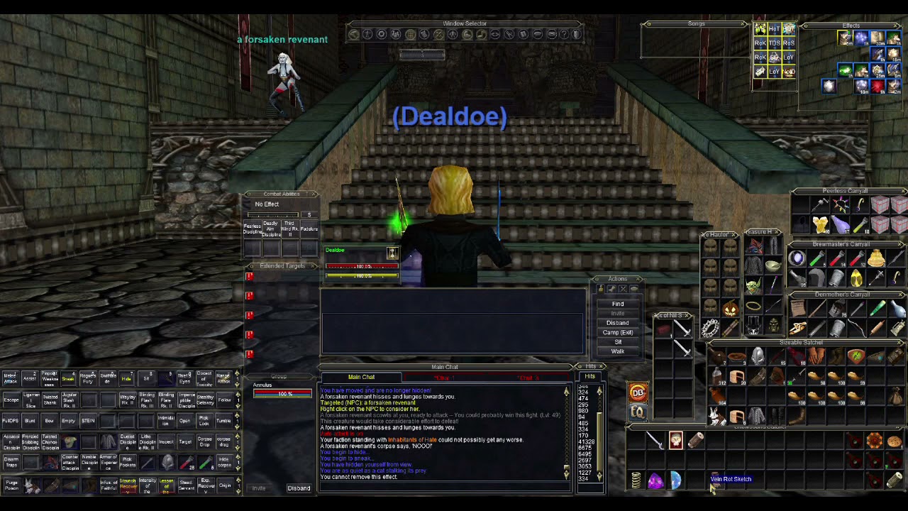 Everquest Rogue Poison Making Video five (Master Sketch)