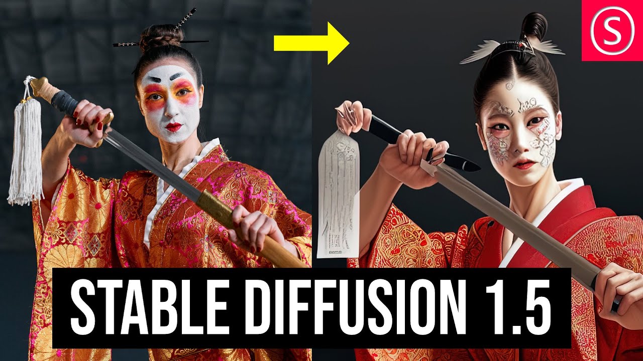 Stable Diffusion 1.5 Image to Image Render - MIND BLOWING!!!!