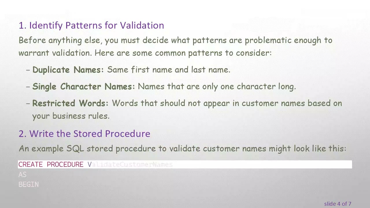 Validating Database Records: The Ultimate Guide to Catching Errors with Stored Procedures