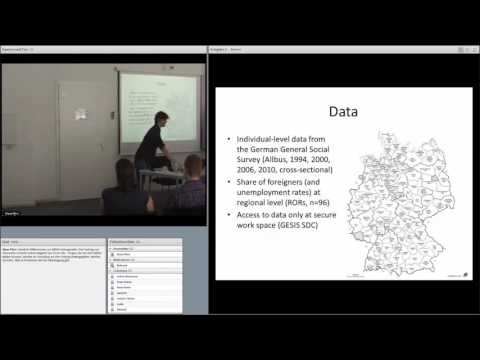 GESIS lecture series Alexander Schmidt-Catran 2016-05-07