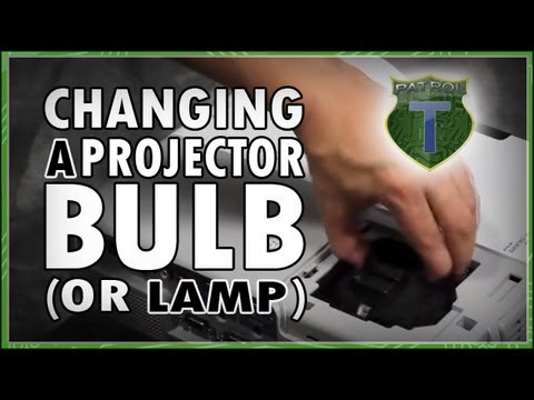 Replace a projector bulb FAST!