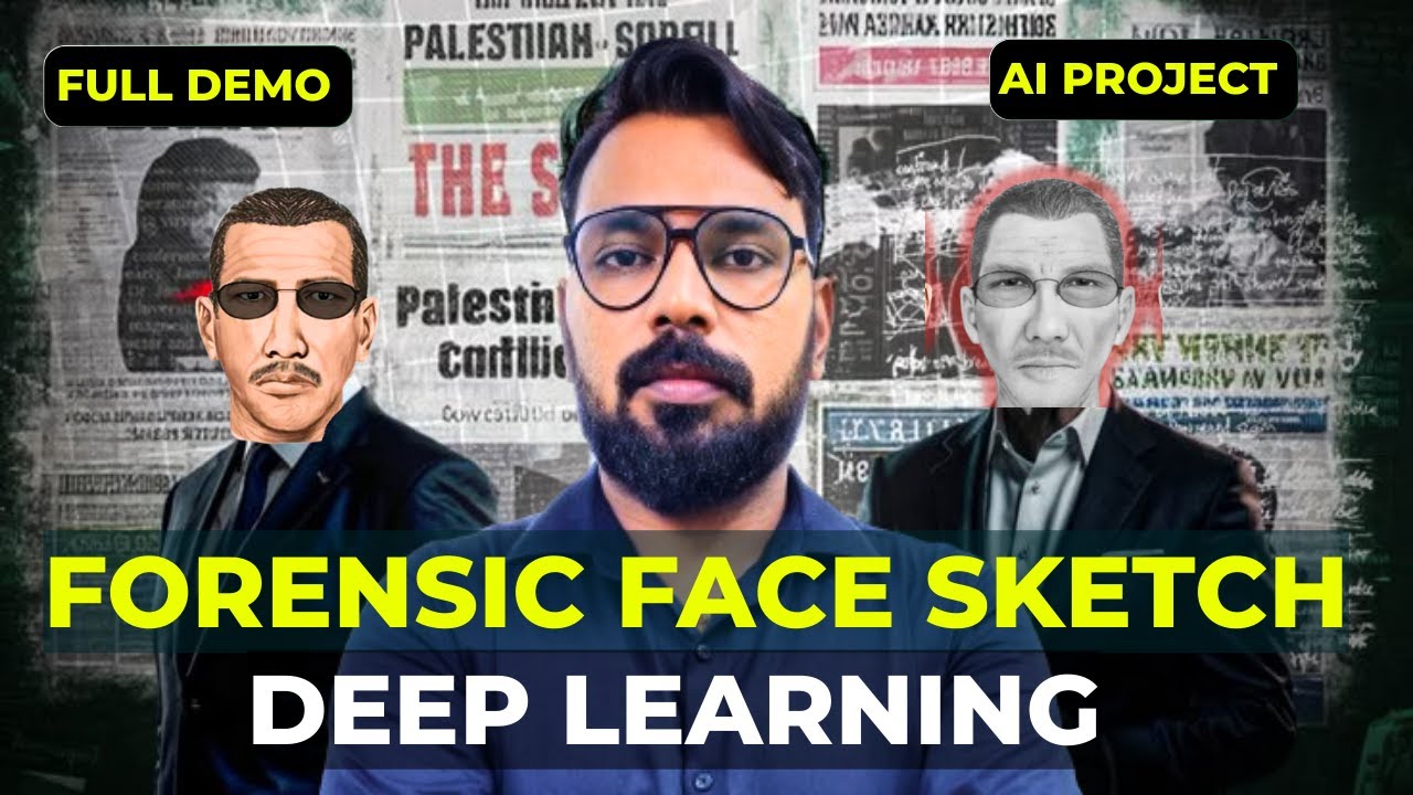 AI Forensic Sketch Generator & Recognition | Final Year Project Demonstration | Deep Learning
