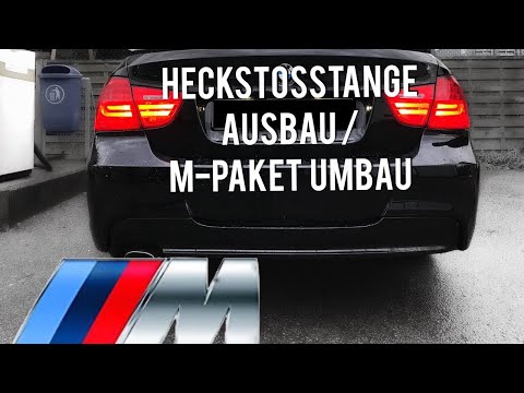 BMW E9x LCI Heckstoßstange M-Paket Umbau Anleitung