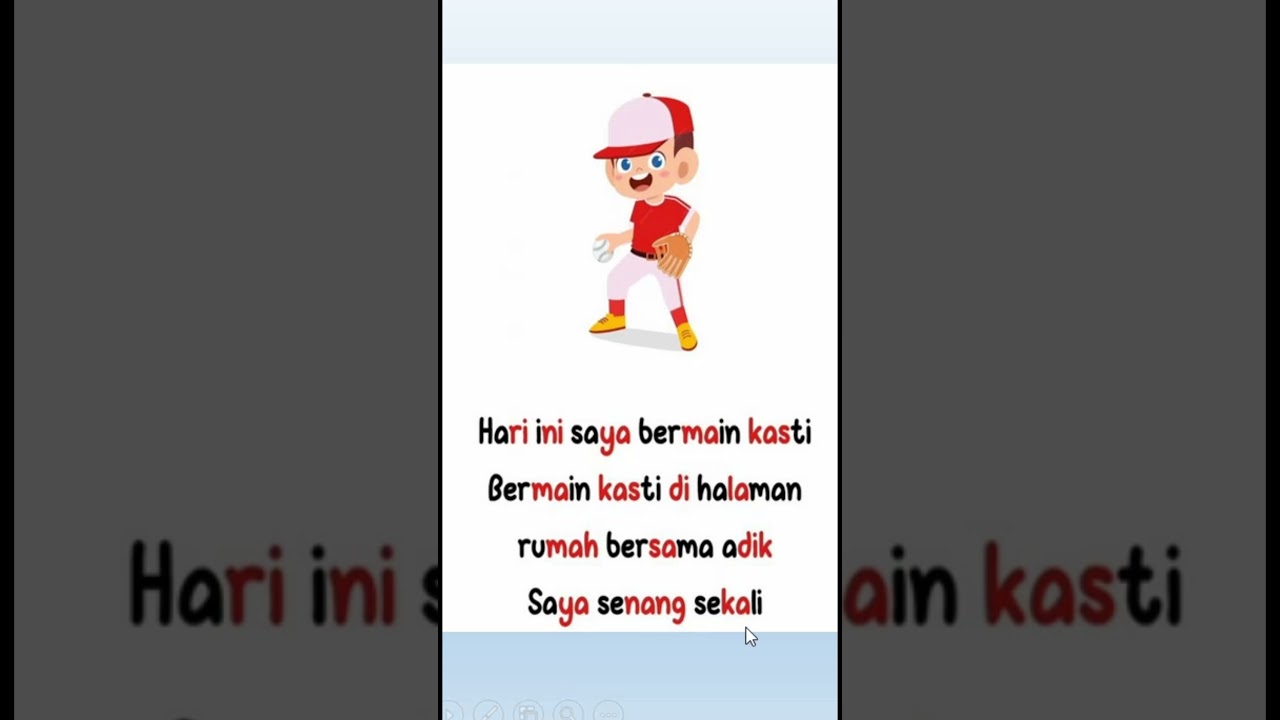 Learn to Read Indonesian Texts for Kindergarten Children #1 #reading #learntoread #learn