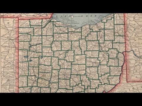 Ohio County Map (1883)