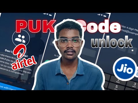 How to unblock sim card PUK code🔓 // JIO , Airtel, Vi 🤯 // tamil