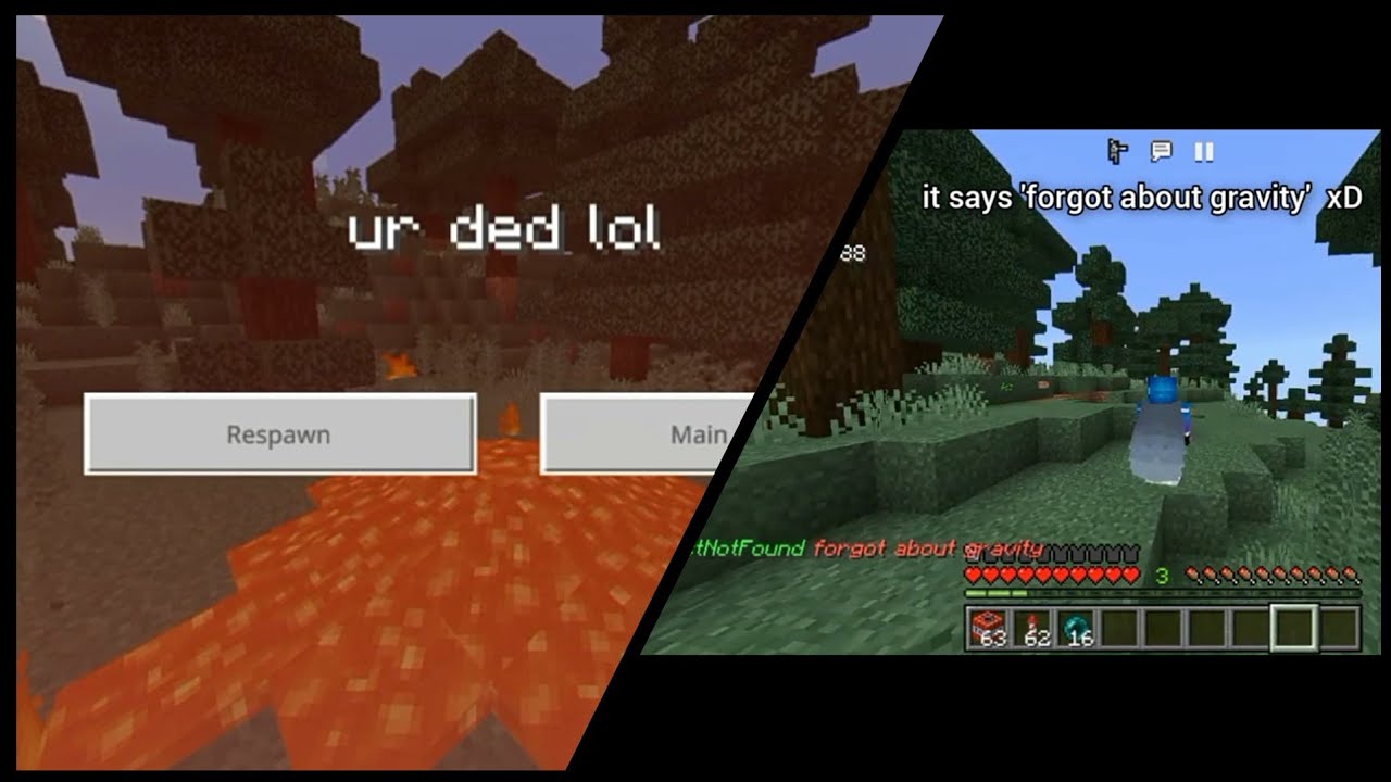 All Minecraft Death messages and How to make them! (easy)