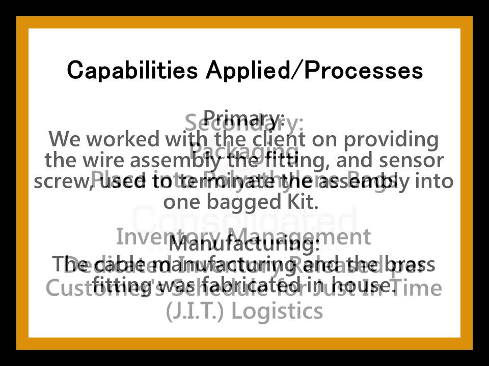 Custom Manufacturing Cable Assembly