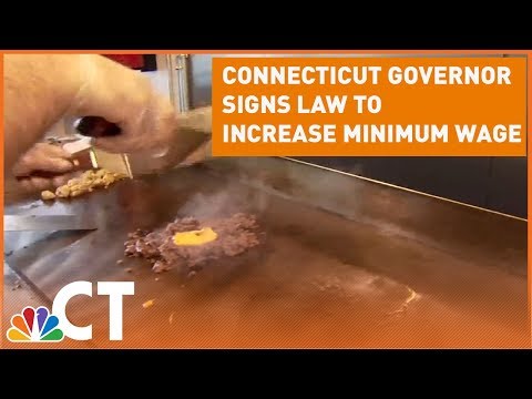 Connecticut Governor Signs Law to Increase Minimum Wage
