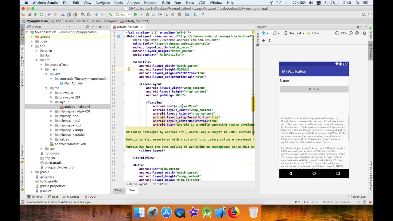 Using Android TextHighlighter library in Android Studio