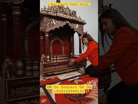 TOP 3 TEMPLE #मंदिर Wooden Temple For Home #mandirdesign #ytshorts #reels #aarsun