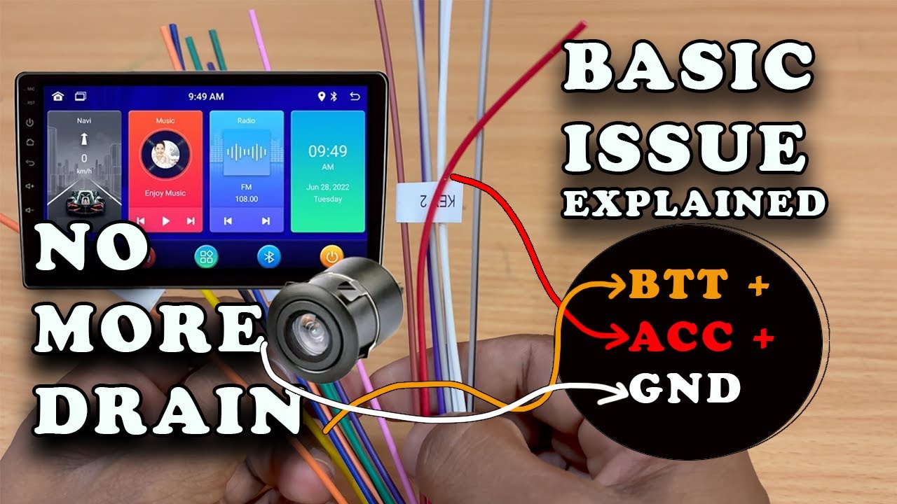 Basic Car Stereo Wiring Explained | ACC, BATT+, and Ground Connection Made Simple