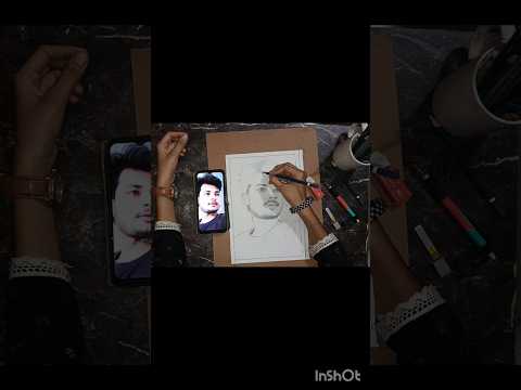 #commission work#the fast sketching portrait#A4 paper size#art