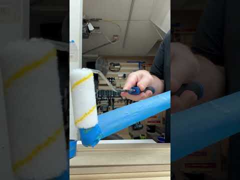Always do this to your paint rollers #painting #tipsandtricks #tools