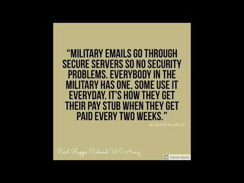 Military Myths Busted- Emails