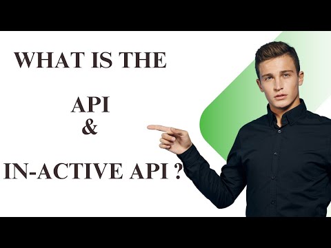 What is the API and In-active API ? #pharma