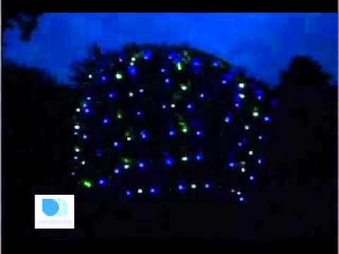 Outdoor Blue & White LED Net Light (270 LED's) Christmas Lights