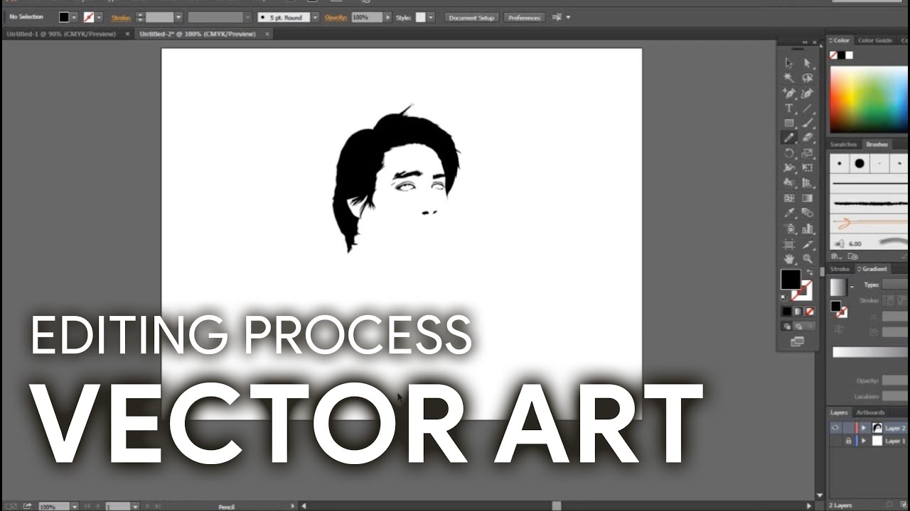 Recording screen - Vector (adobe Illustrator)