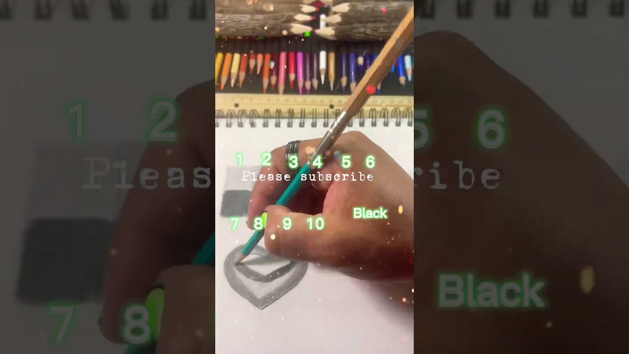 #shorts The value scale in graphite pencil B2 #art #drawing