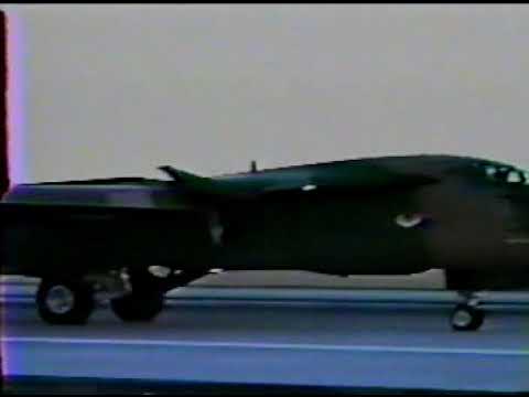 F 111As Mt Home AFB, ID takeoffs. 1987.