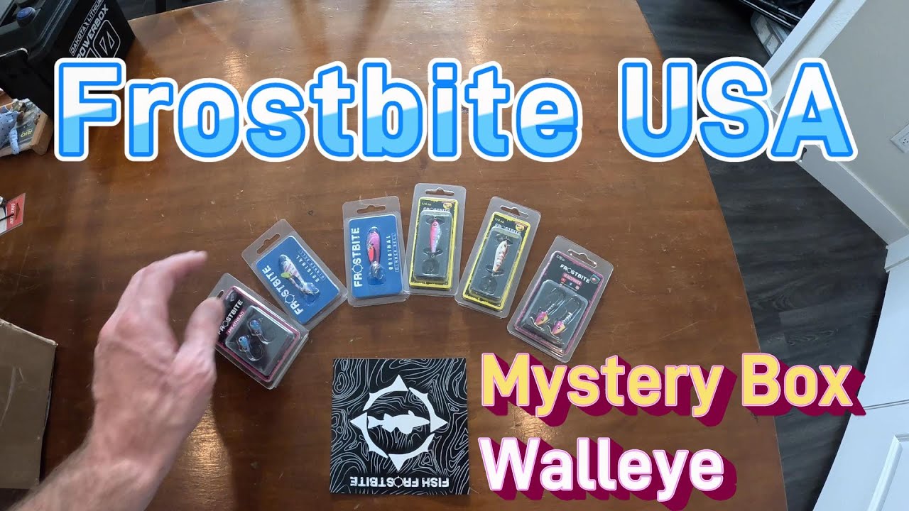 Frostbite USA Mystery Subscription Box (Walleye) Nov. 2024 #icefishing