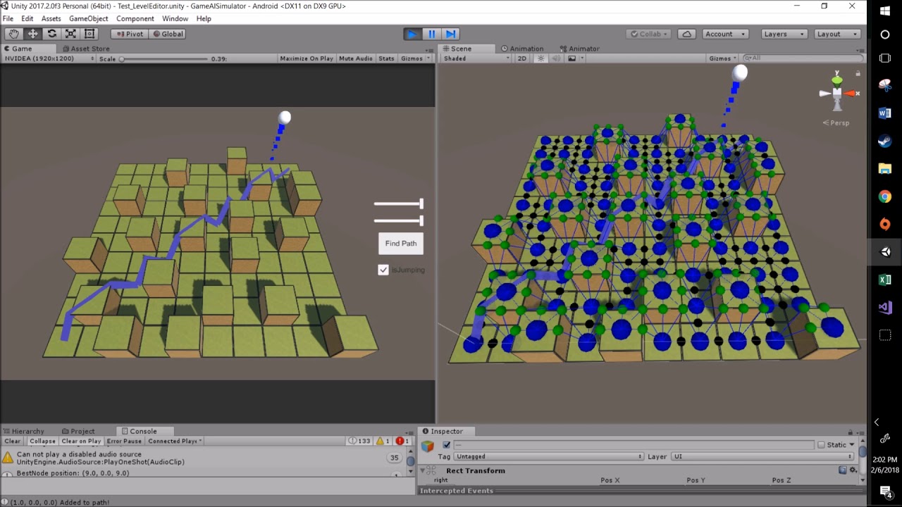 Game AI Simulator: Pathfinding Prototype
