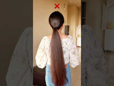 stop doing this Ponytail ❌️ #hairstyle #hair #pony #shorts #youtubeshorts #shortvideo #hairtutorial