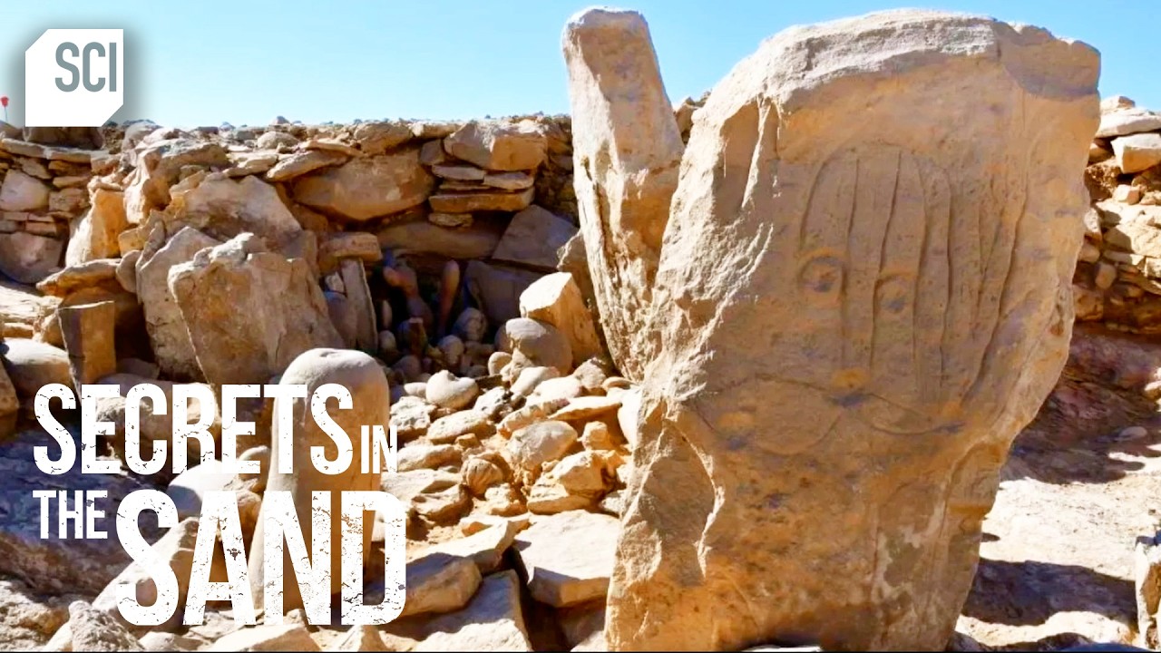 Rock Structures with Carved Human Faces?! | Secrets in the Sand | Science Channel