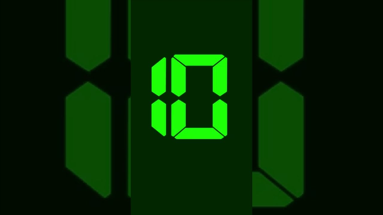 10 Seconds Digital Countdown Timer No Copyright. #shorts #tiktok #timer #countdown #nocopyright #tik