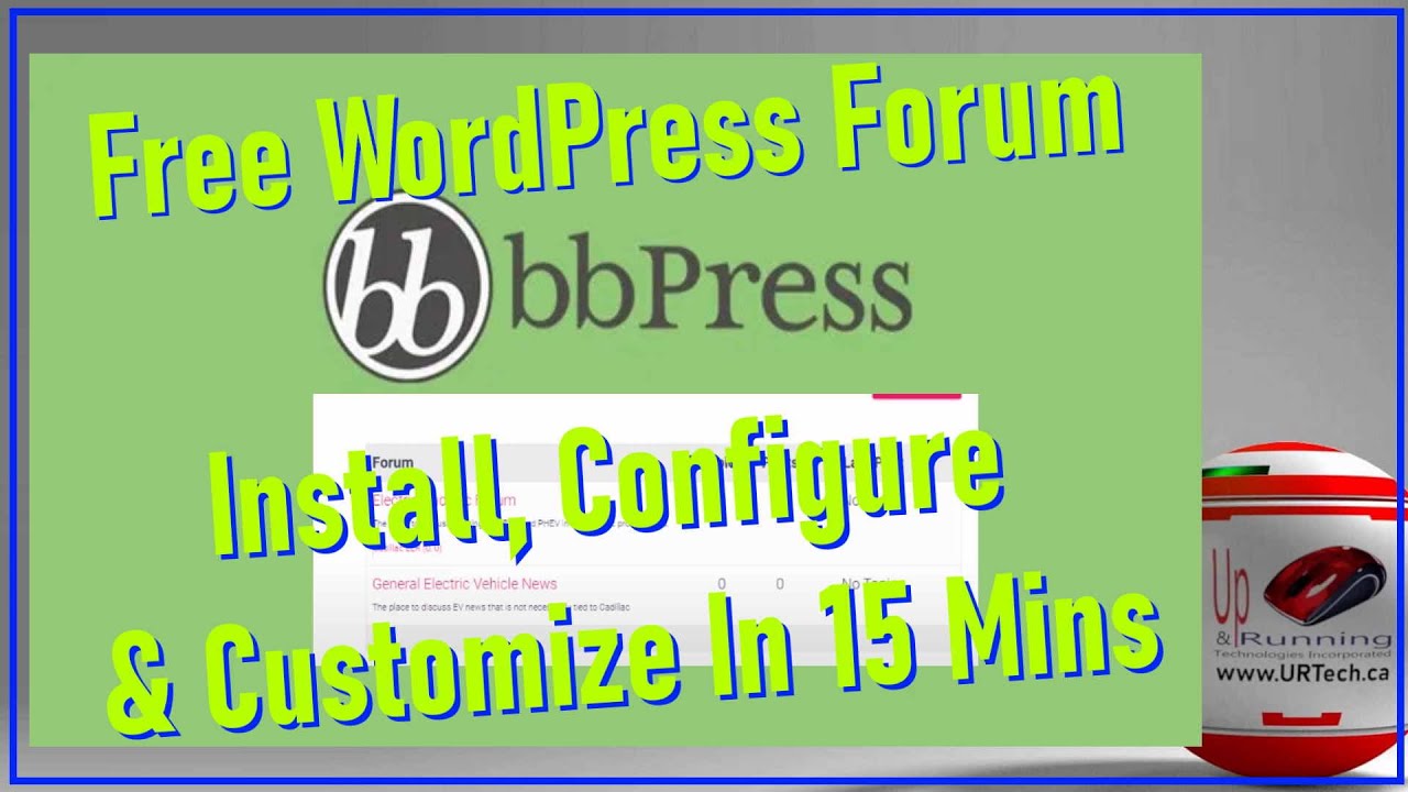 Install Configure & Customize bbPress WordPress Forum in 15 Minutes