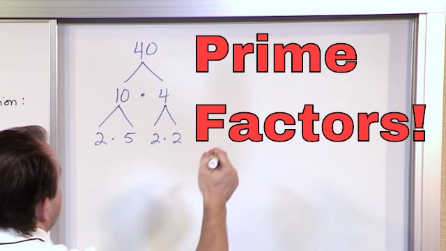 Prime Factorization - 5th Grade Math - Finding Factors of a Number (Factoring) - Math Homework Help!