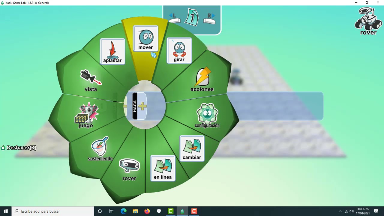 KODU - PRIMERA PROGRAMACIÓN
