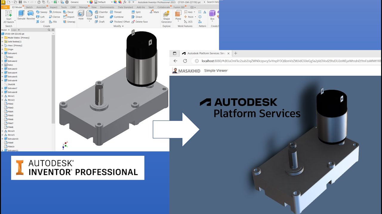 Autodesk Platform Services ( Forge ) - Simple Viewer