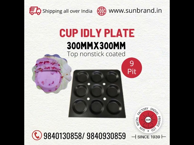Idli Plate - 9 Pits Apple Shaped Idli Plate Manufacturer from Chennai