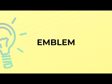 What is the meaning of the word EMBLEM?