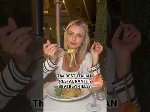 The BEST Italian Restaurant in Beverly Hills?! You be the judge #italianfood #italianrestaurant #LA