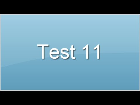 Test 11. Indiquez les lettres qui manquent
