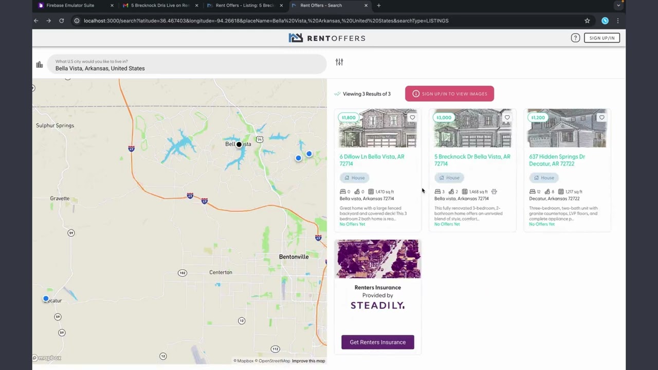 Rent Offers: Product Demo Datafiniti Integration
