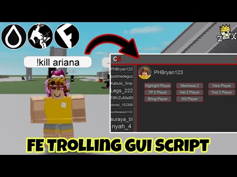 FE Trolling GUI Script | Hydrogen • Fluxus