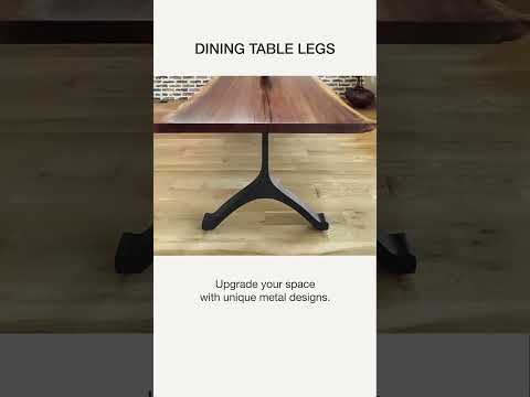 When your dining table legs look this good, who needs a centerpiece?