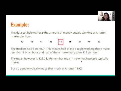 Mean and Median - What does it represent?