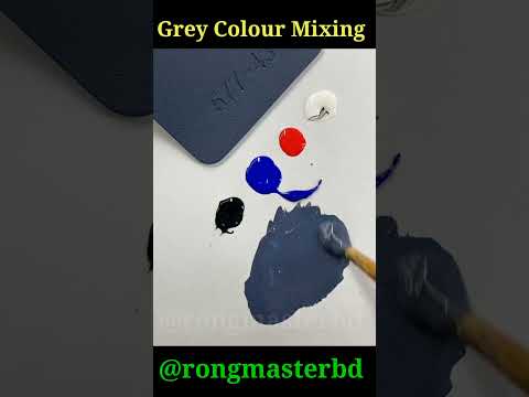 Grey Colour Mixing #shorts #short #colour