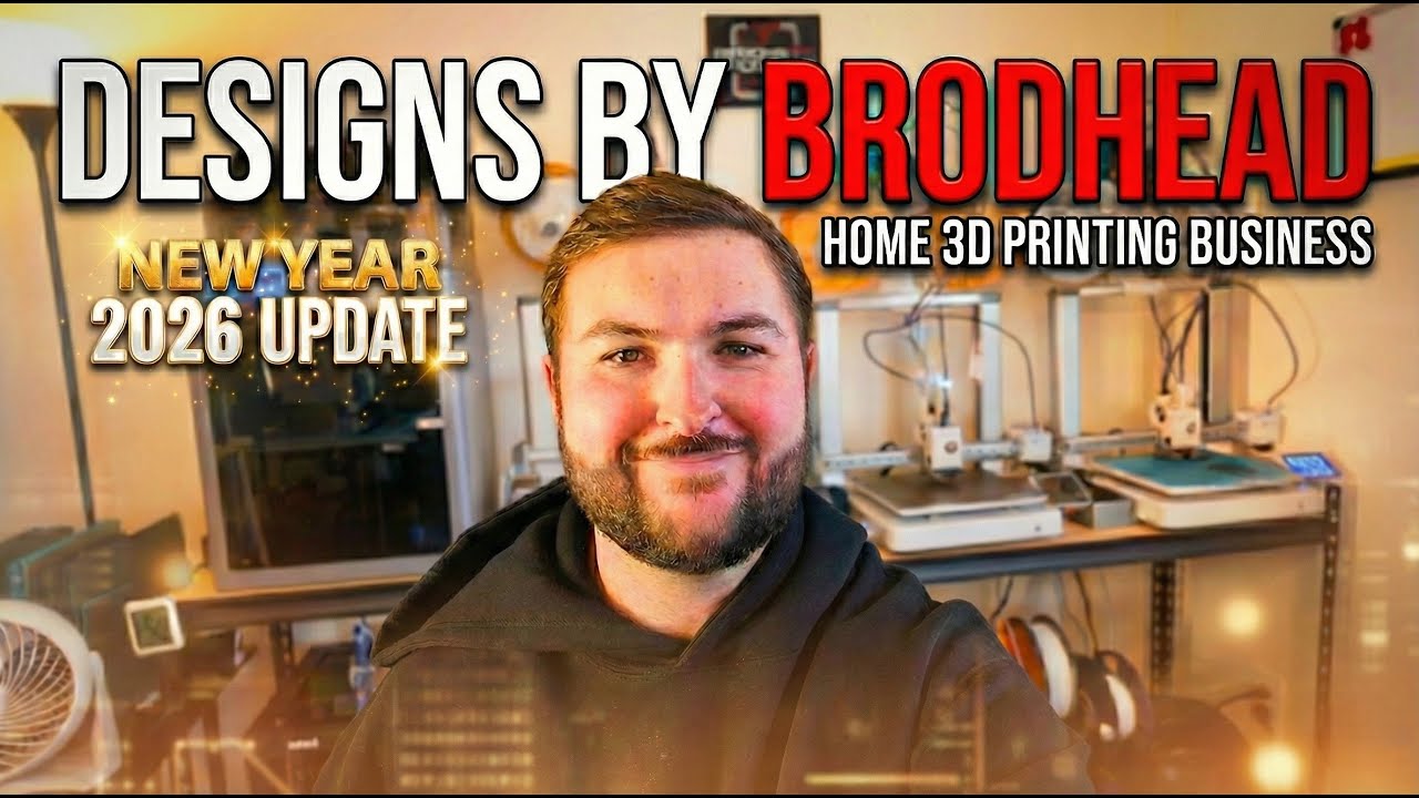 My 3D Printing Business in 2026 — New Year Update, Wins, Challenges & What’s Next!