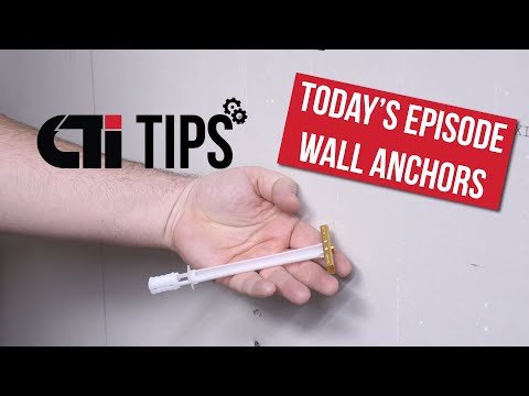 AV Installation With Wall Anchors | CTI TIPS