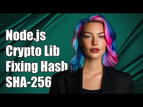 Node.js Crypto Library: Fixing Rapid SHA-256 Hash Creation Issues