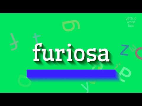 FURIOSA - How to say Furiosa?